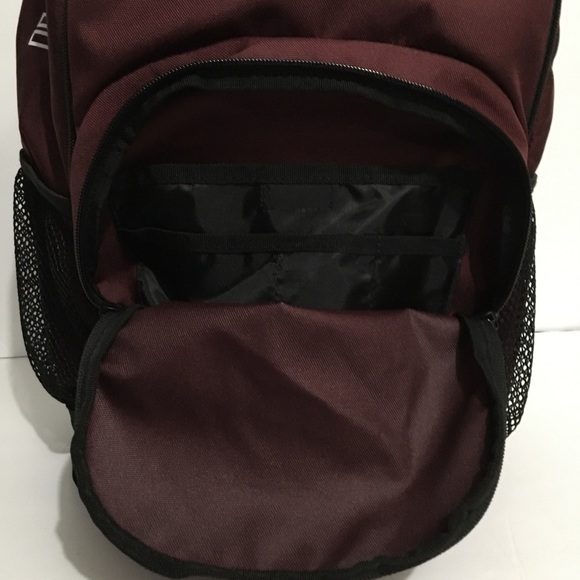 Vans | Bags | Vans Laptop Backpack Maroon And Black 8 Inch | Poshmark